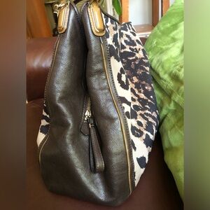 Coach | Bags | Coach Ocelot Print Shoulder Bag | Poshmark